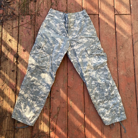 Vintage | Pants | Vintage Digital Camo Army Cargo Trousers | Poshmark